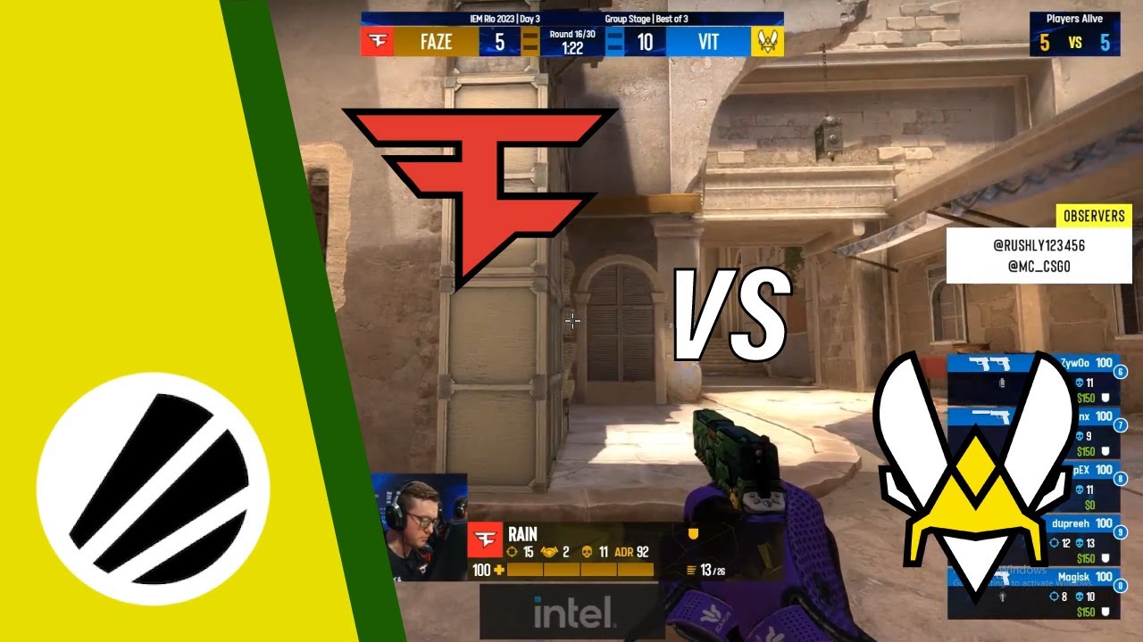 PEAK PERFORMANCE | FaZe Clan vs Team Vitality | IEM Rio 2023 - YouTube