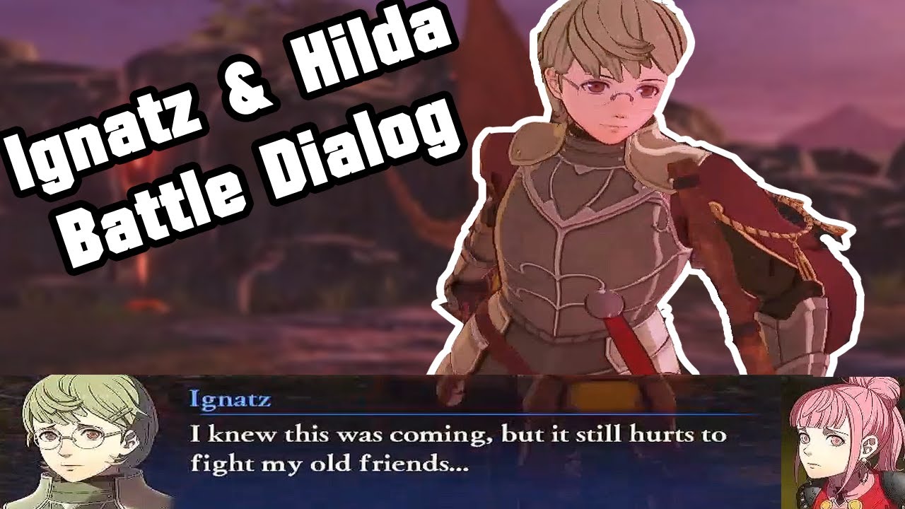 Fire Emblem Warriors: Three Hopes - Ignatz VS Hilda Unique battle ...