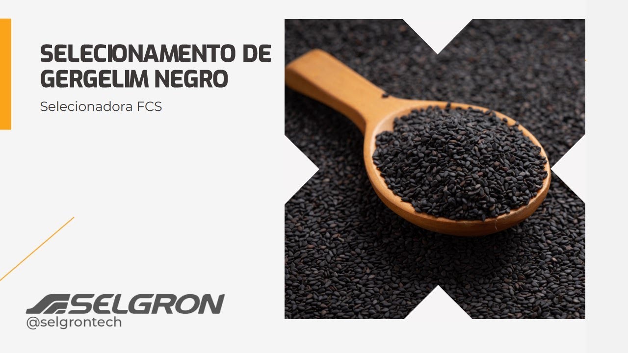 Selgron em Produção | Selecionadora FCS - Gergelim Negro - YouTube