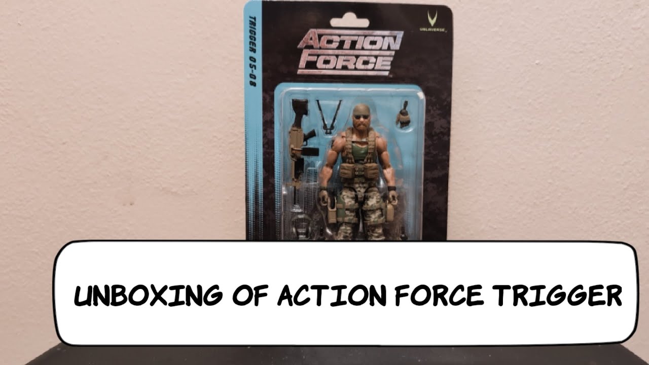 Unboxing of action force Trigger - YouTube
