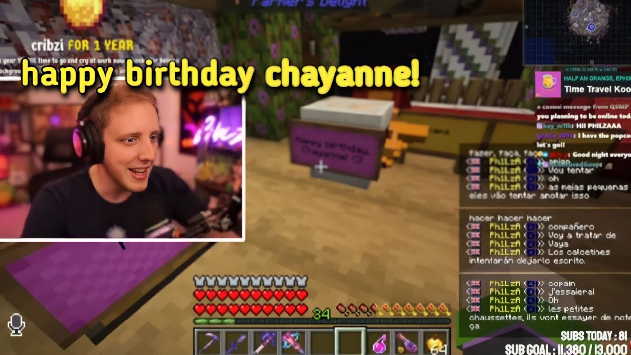 Tallulah left a birthday gift for Chayanne and gave Philza a picture of ...