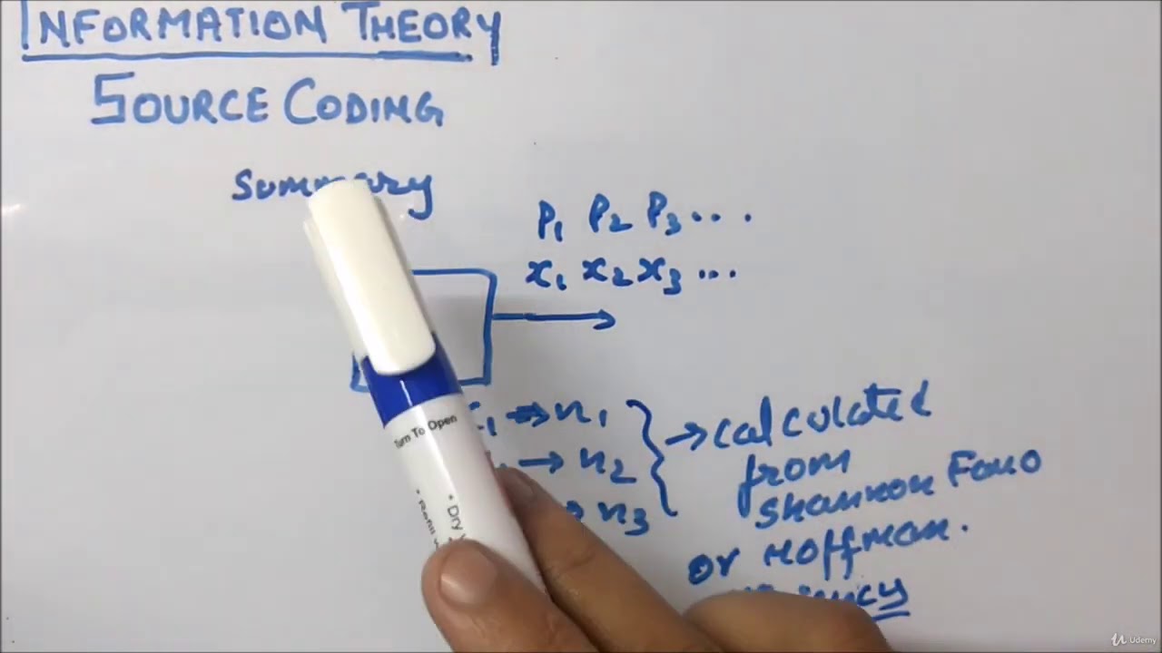Summary (Source Coding Techniques)- Information Theory - YouTube