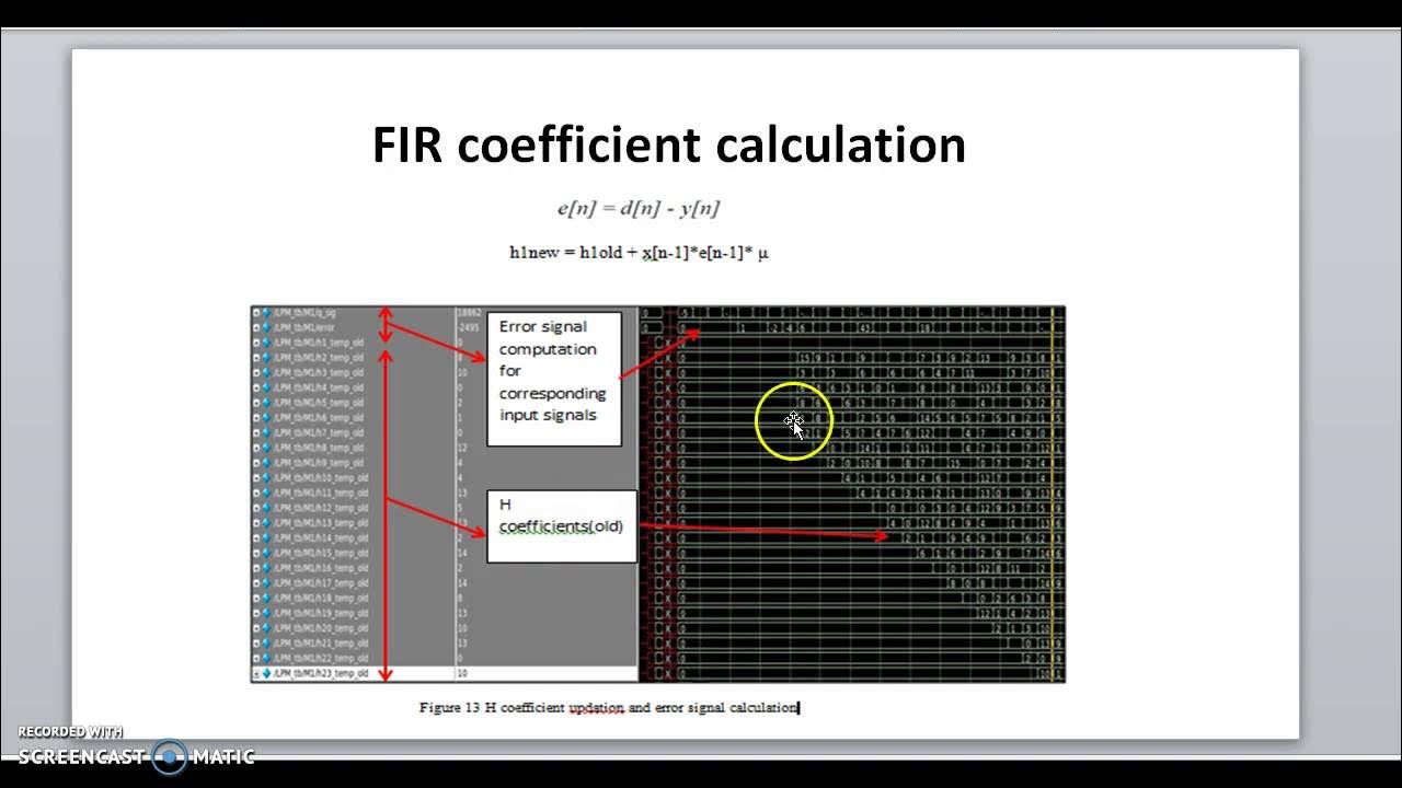 EE278 FPGA Implementation of LMS Algorithm - YouTube