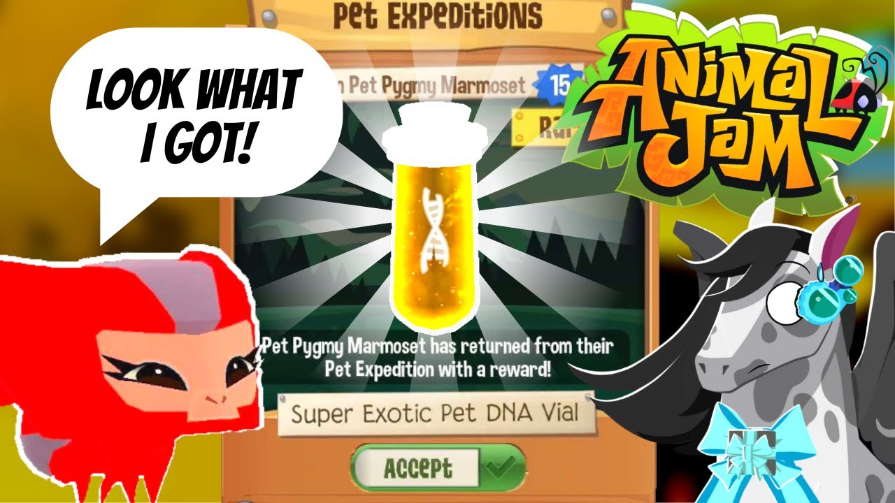 I GOT THE NEW RARE DNA VIAL IN ANIMAL JAM!! - YouTube