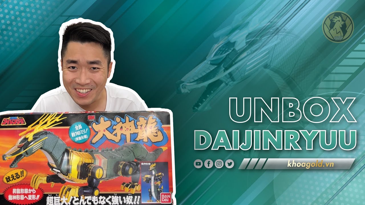 Unbox Robot Rồng DX Daijinryuu 1993 - Serpentera #khoagold # ...