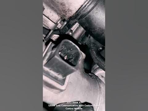 2013 BMW X1U019F Lost Communication With Coolant Pump Control Module ...