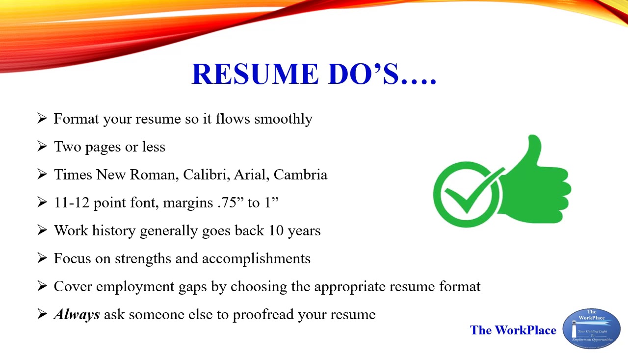 Resume Basics: What's a Resume - YouTube