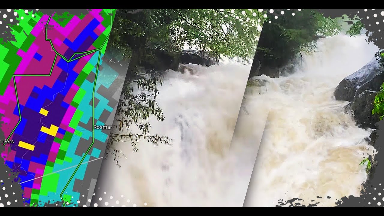 LIFE-THREATENING FLASH FLOOD at Sunburst Falls, NC - YouTube