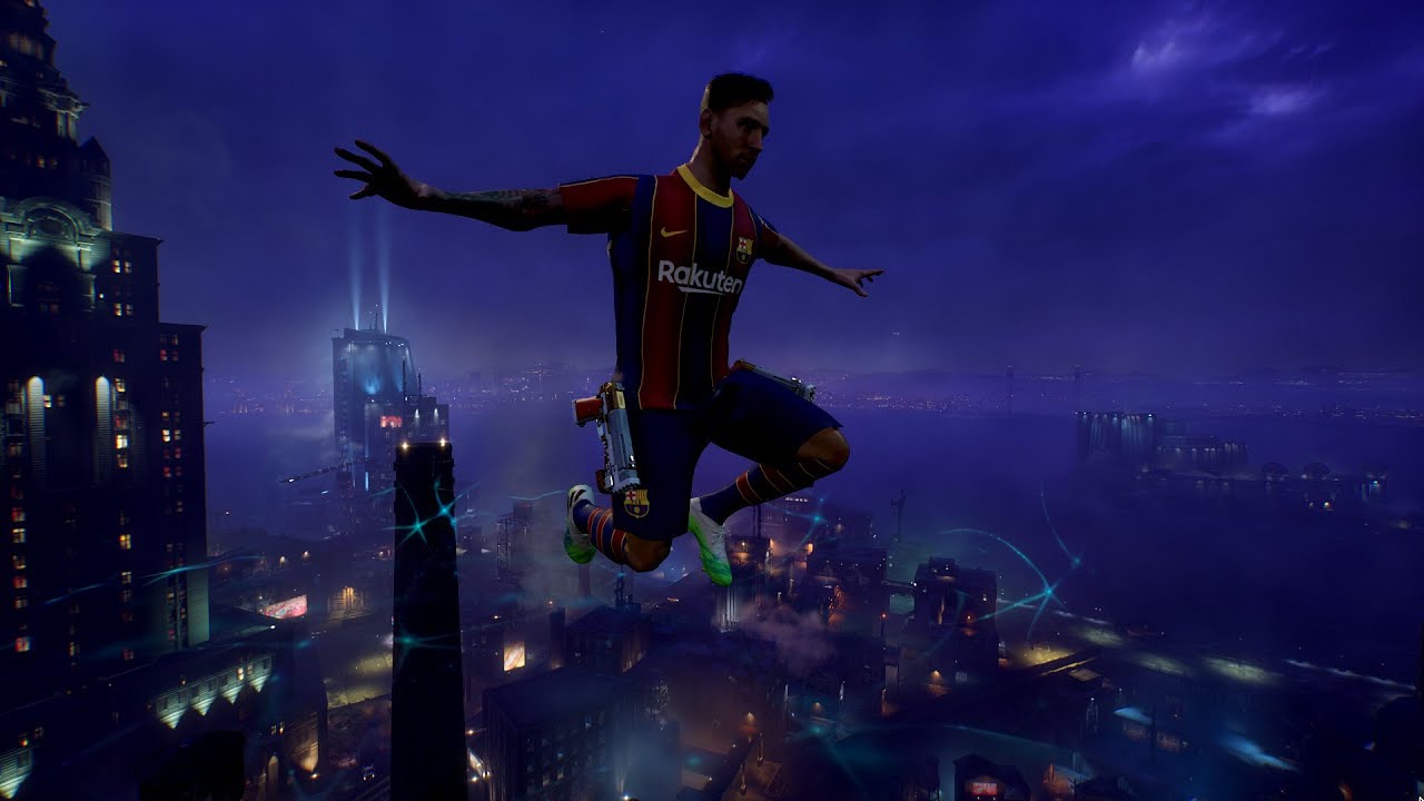 Spectacular jump of Lionel Messi in Gotham Knights City! =)) - YouTube