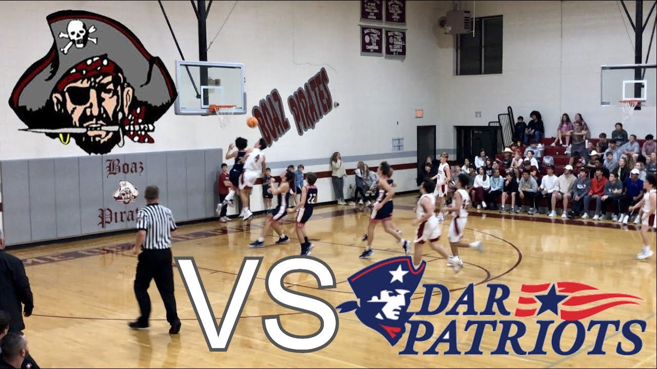 DAR PATRIOTS vs BOAZ PIRATES 8th Grade Boys Basketball 2021 - YouTube