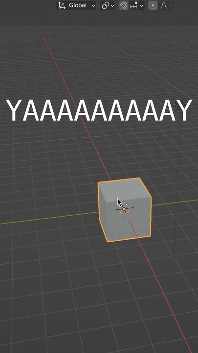 How to add Cube in Blender #3danimation #3dmodeling #3dart - YouTube