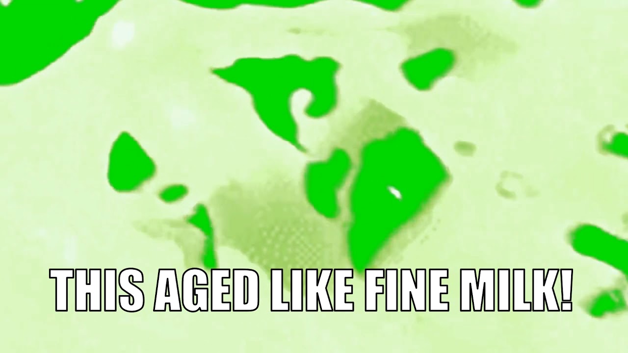 THIS AGED LIKE FINE MILK! Falling milk animation on green screen - VFX ...