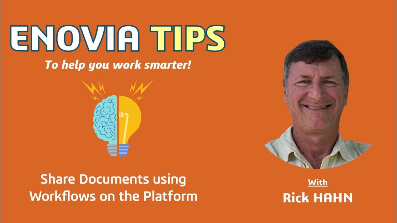 ENOVIA Tip | Share Documents using Workflows on the 3DEXPERIENCE platform - YouTube