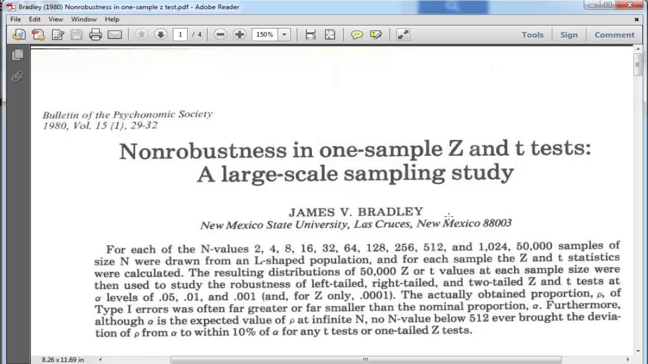 One-Sample z-test - What Sample Size is Required? - YouTube