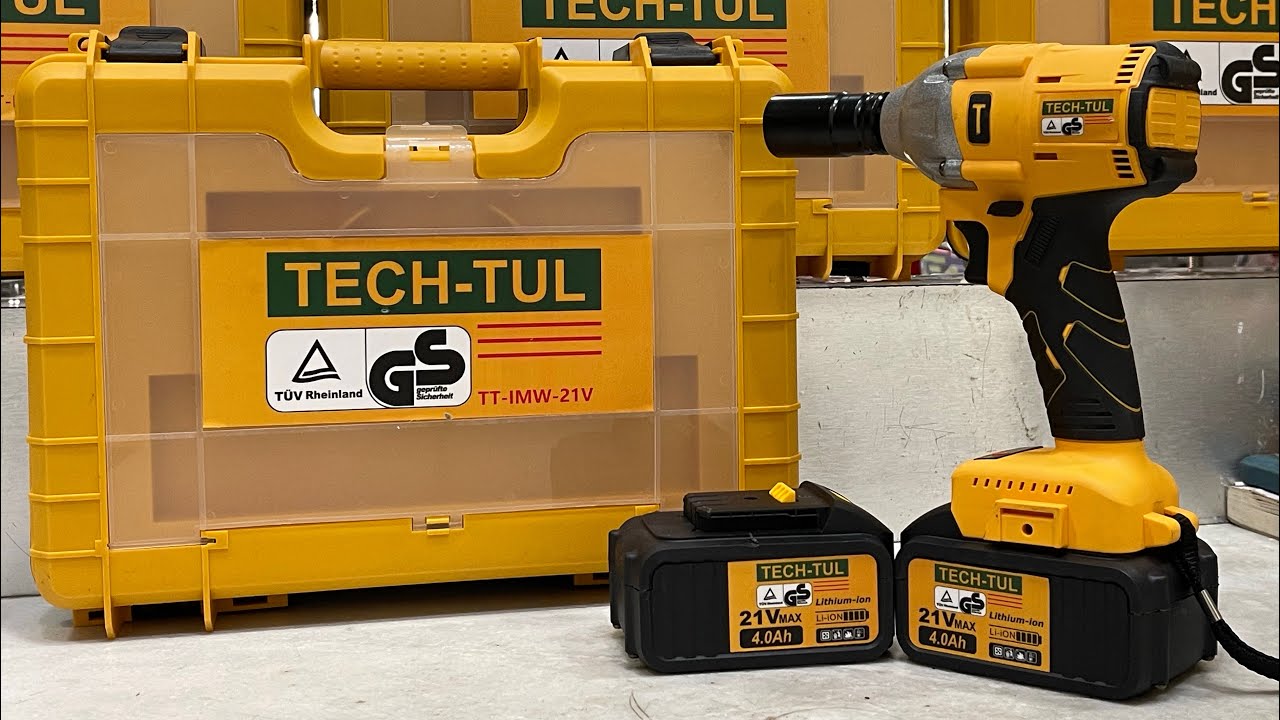 Light weight & power cordless impact machine| Rechargeable 21V tech-tul ...