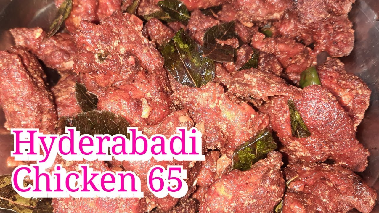 Hyderabadi Chicken 🐔 65 Recipe | How To Cook Hyderabadi Chicken 65 ...