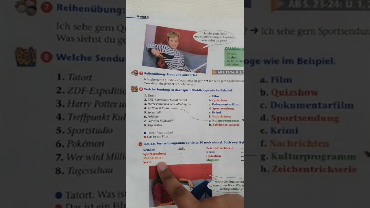 Hallo deutsch , Class 7 , Modul 3 lektion 3 - YouTube