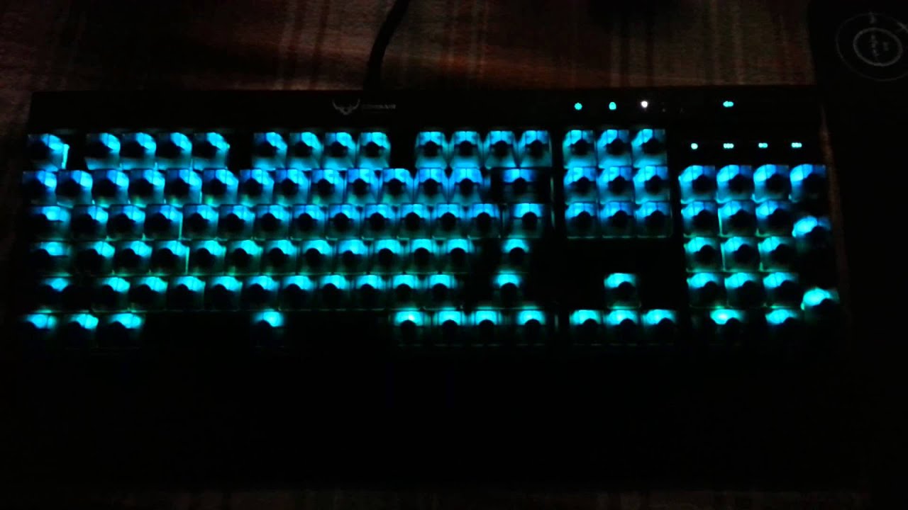 Corsair K70 RGB with Max Keyboard translucent key caps - YouTube