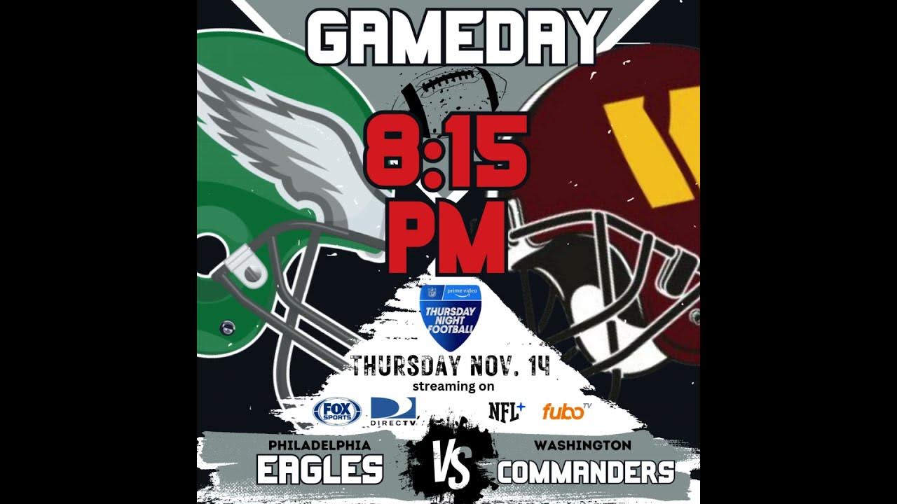 Philadelphia Eagles vs. Washington Commanders // Week 11 // Gameday ... Philadelphia Eagles vs. Washington Commanders // Week 11 // Gameday ...