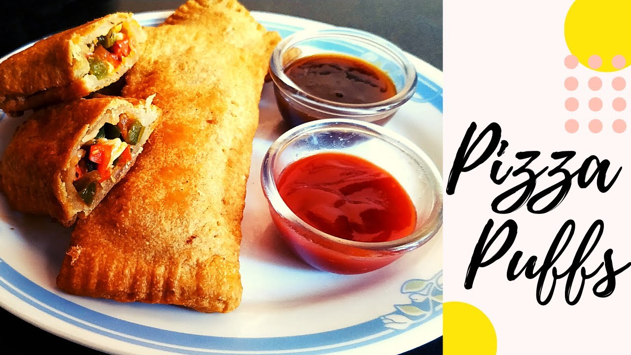 Pizza Mc Puff Recipe | वेज पिज़्ज़ा पफ - McDonald Style Veg Puff ...
