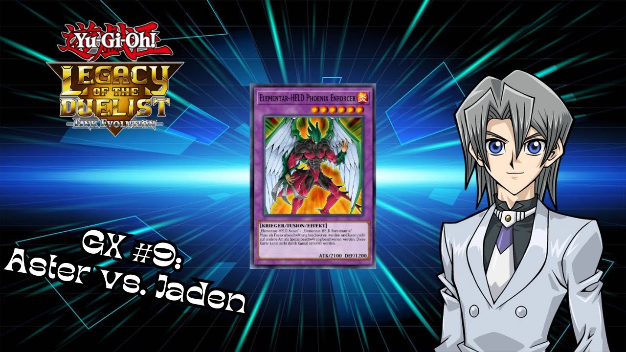 Aster vs. Jaden - Yu-Gi-Oh Legacy of the Duelist Link Evolution GX #9 - YouTube