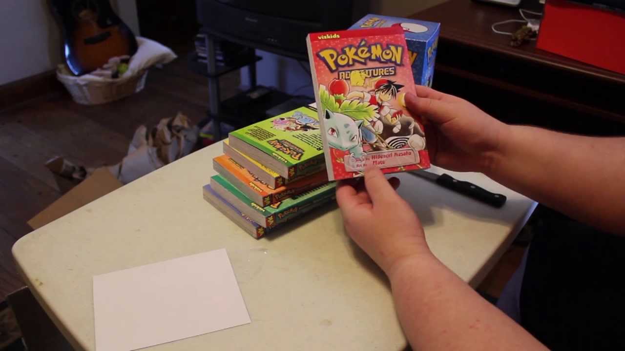 Pokemon Adventures Red & Blue Box Set Unboxing - YouTube