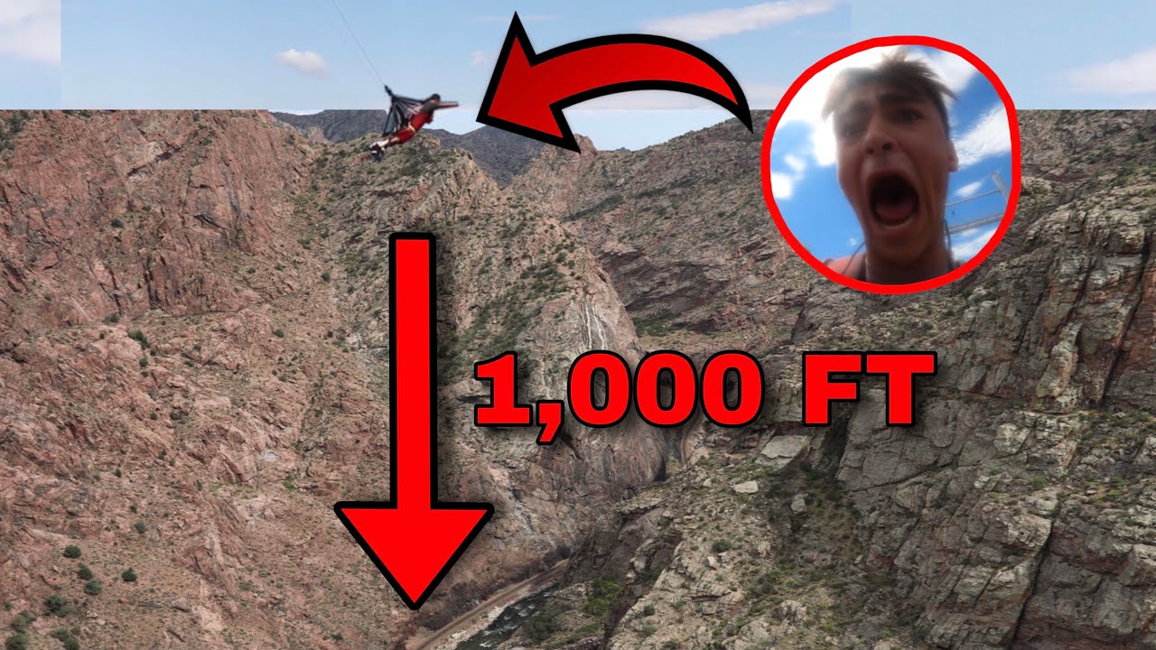 Giant Swing Over A 1,000 Ft Drop! - YouTube