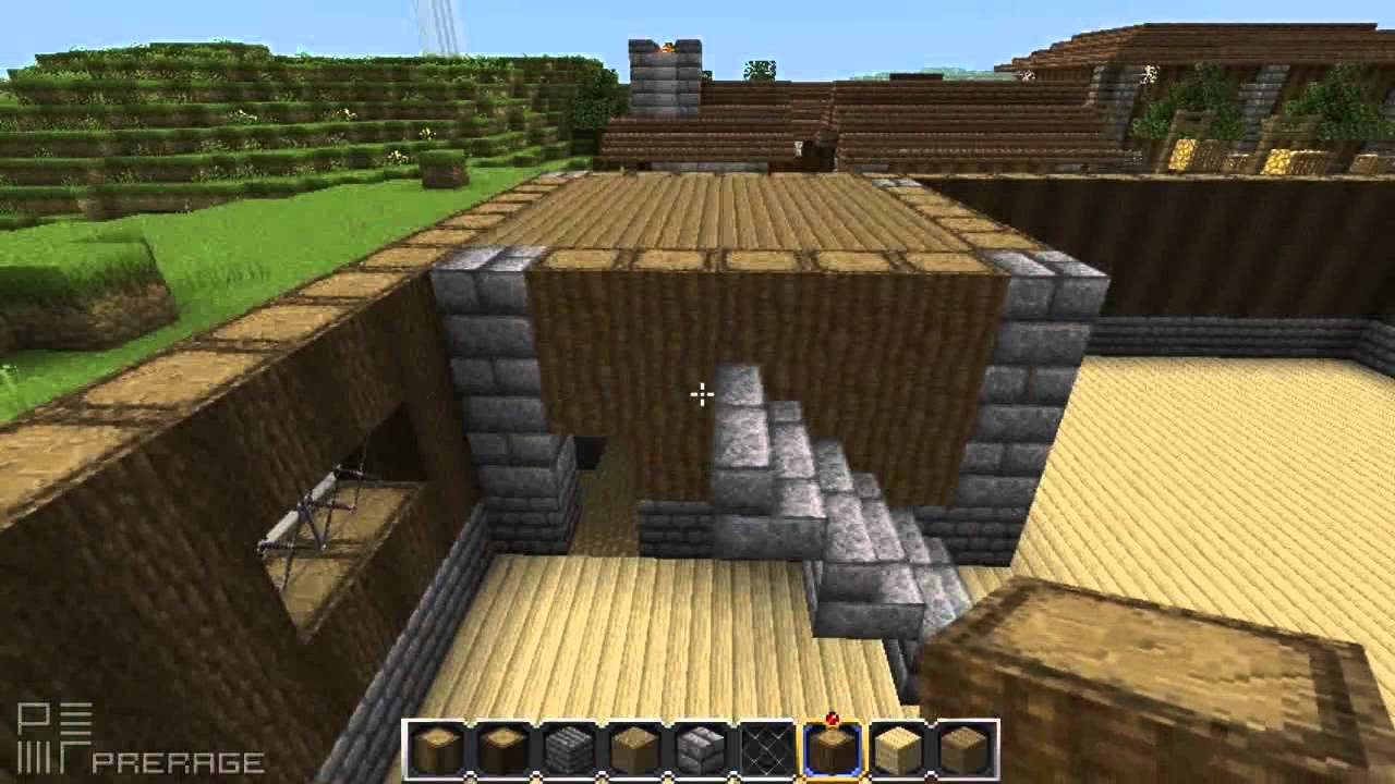 Minecraft: Let's Build "The Village" #8 - Youth Hostel - YouTube