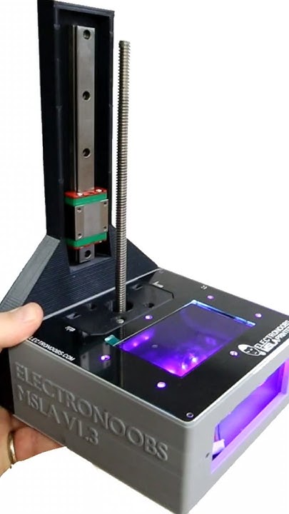 Update on MSLA printer with Arduino - YouTube