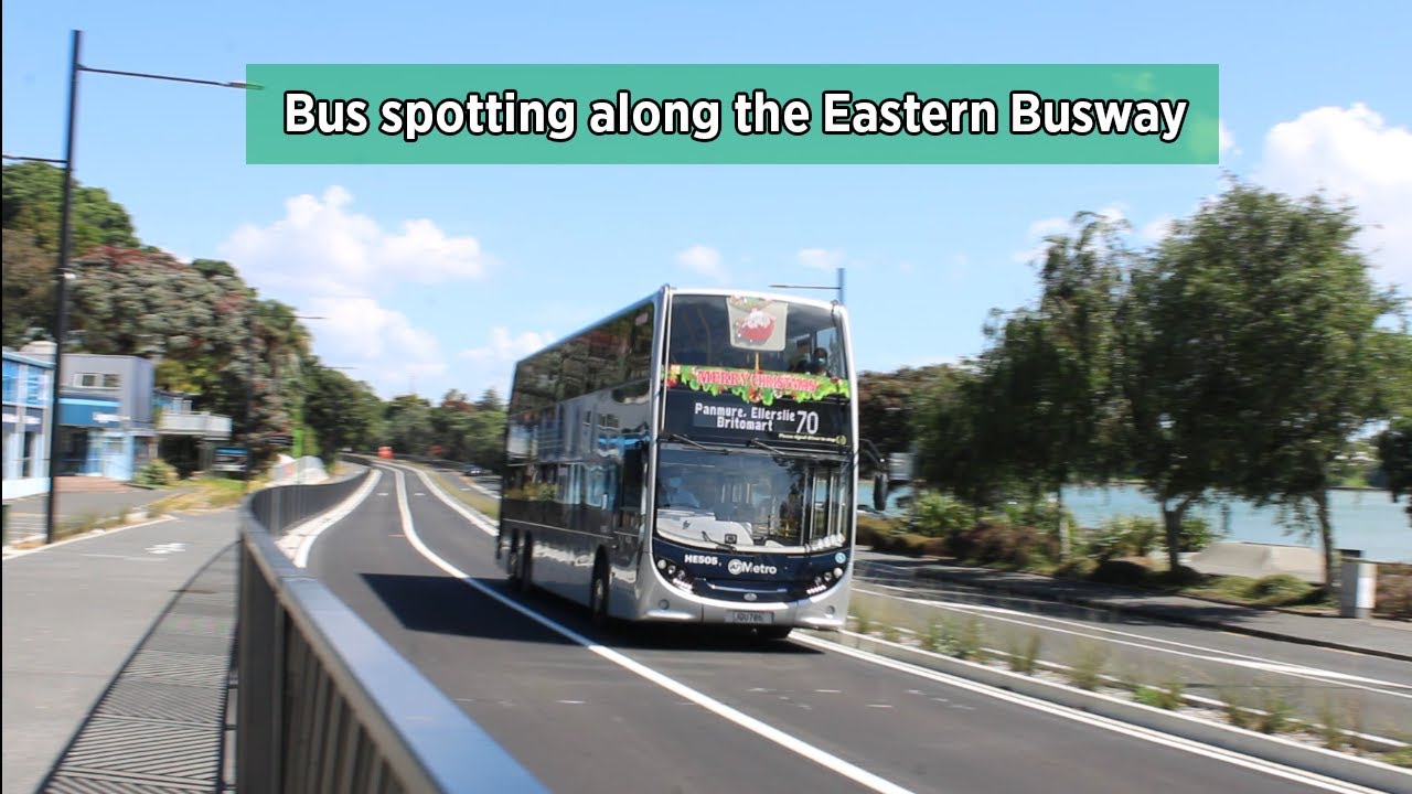 NEW BUSWAY!!! ⁆ Bus spotting along the Eastern Busway - YouTube
