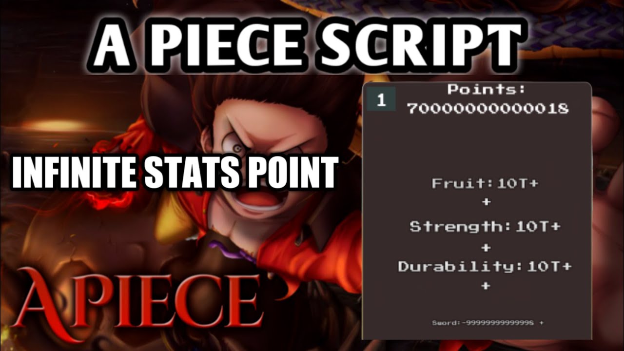 Roblox A PIECE Script || Infinite Stats Points & More || - YouTube