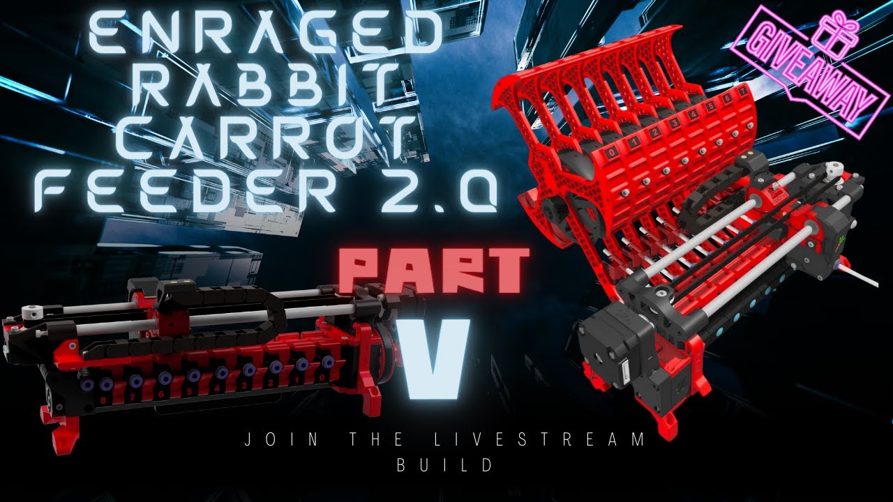 Enraged Rabbit Carrot Feeder V2.0: Building on Stream Part 5 #ercf # ...