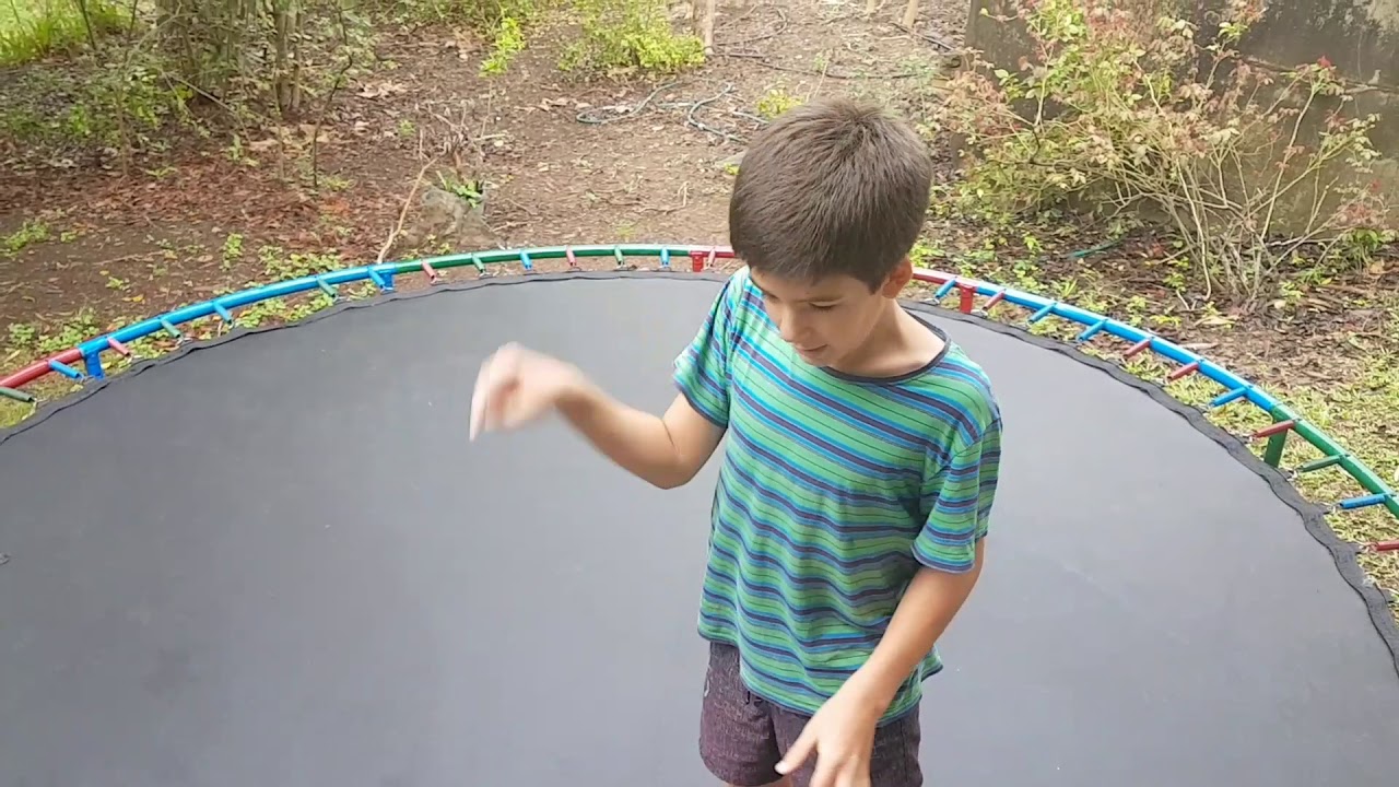 How to backflip on the trampoline😀 - YouTube