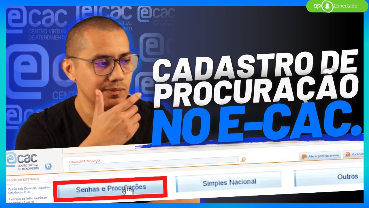 Como Cadastrar procuração digital para acesso ao eCAC | RFB - YouTube