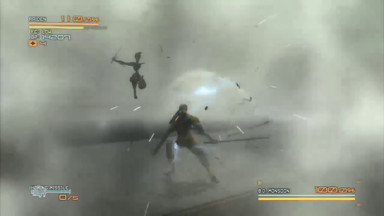 Metal Gear Rising Mistral and Monsoon Body Double Boss - YouTube