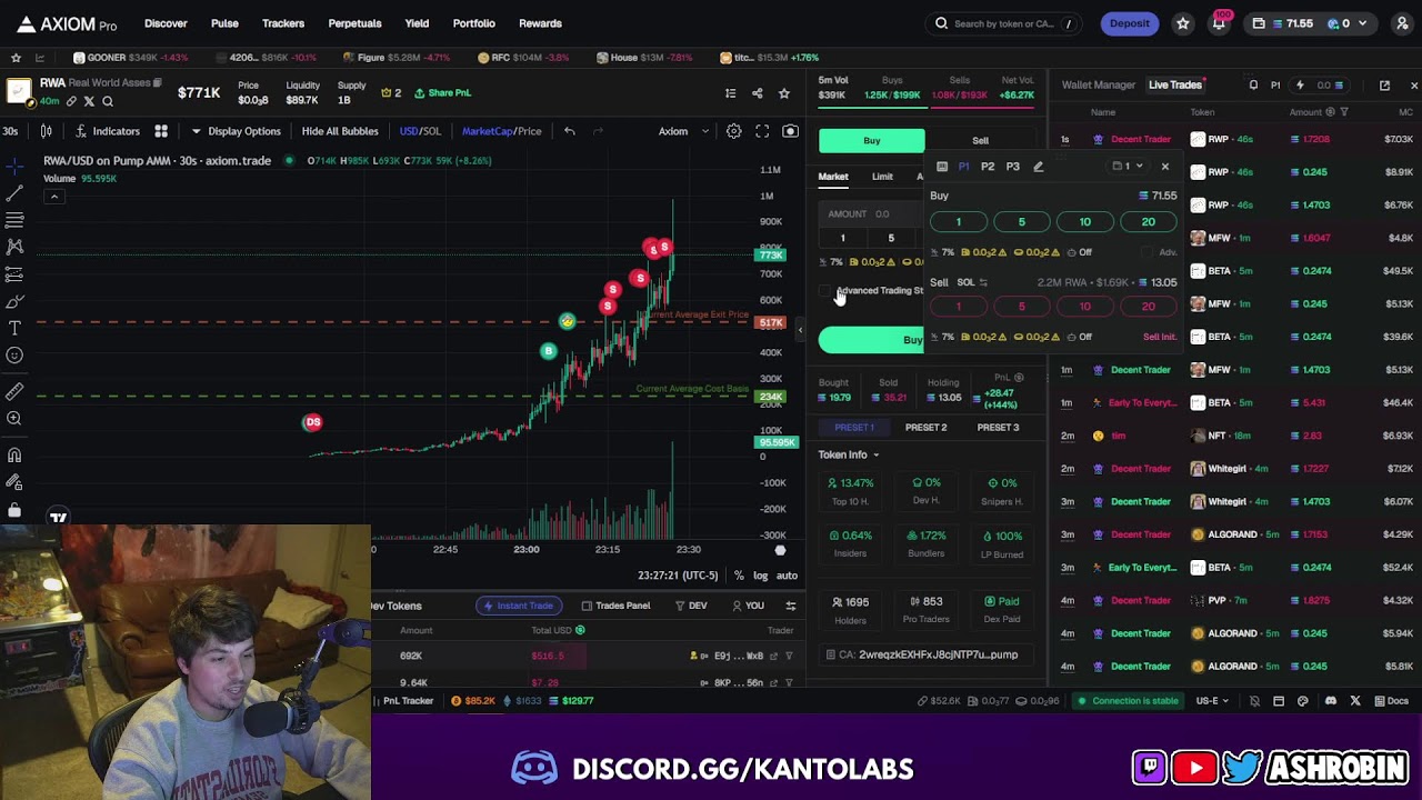 memecoin trenches !discord !twitter - YouTube