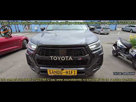 TOYOTA HILUX 2K24 ONLINE TV BOX PLAYER IN SISTEMUL ORIGINAL NETFLIX ...