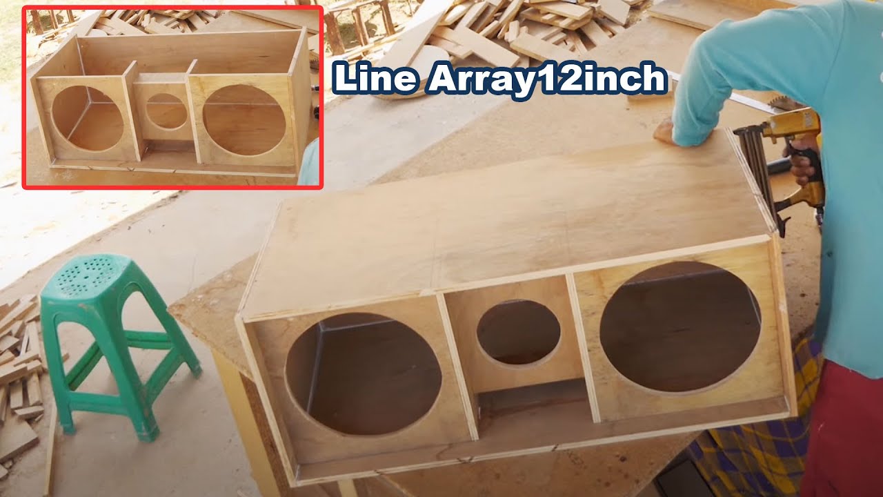 ตัวเด็ด!!! ประกอบเสียงกลาง Line Array 12 inch - YouTube