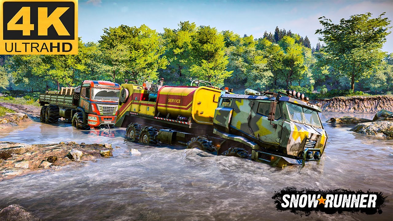 SnowRunner Season 12 North Carolina DLC! Unlock New Trucks, MAPS | 4K ...