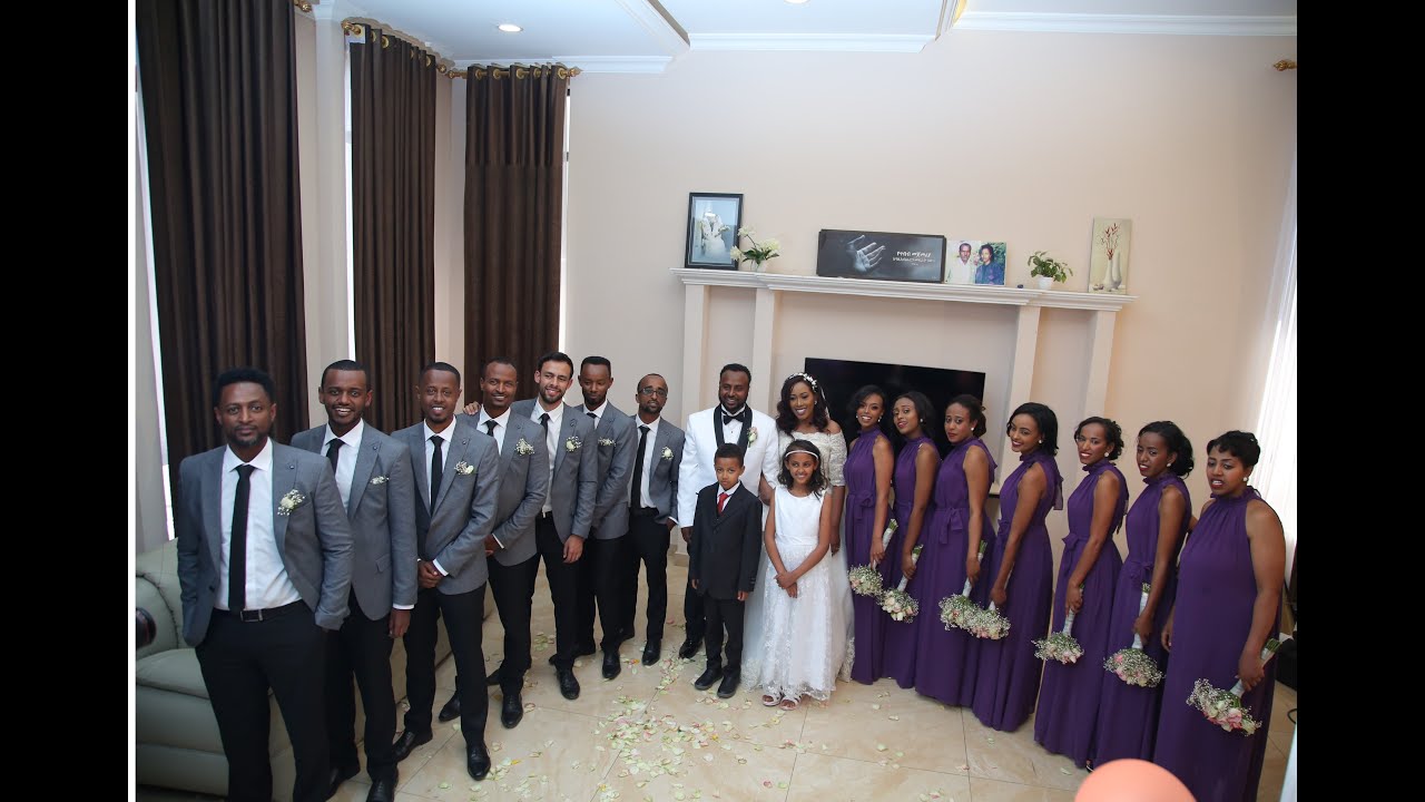 Tamrat & Seble Wedding - Picking up the Bride - YouTube