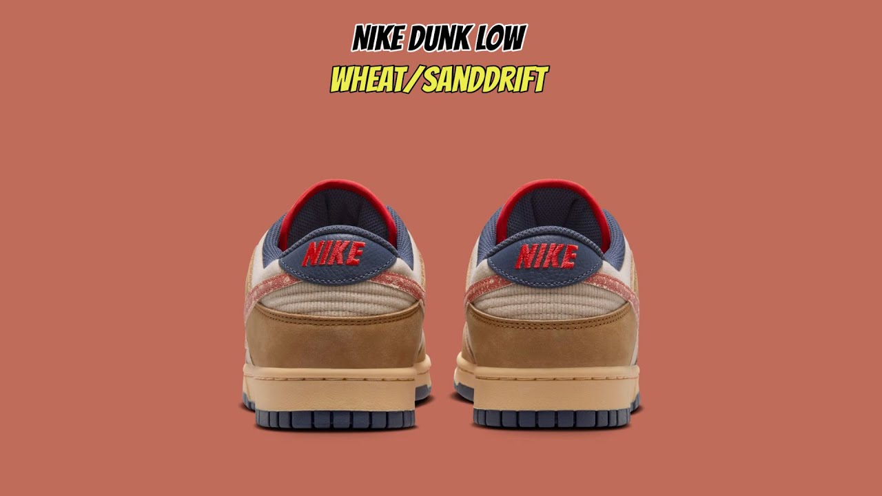 Nike Dunk Low Wheat/Sanddrift - YouTube