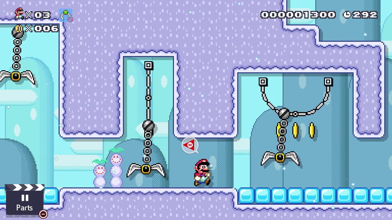 Super Mario Maker 2: Story Mode Level (Swinging Claw Escape) [1080 HD ...