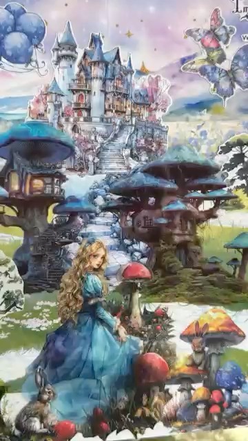 ASMR journaling Alice in Wonderland - YouTube