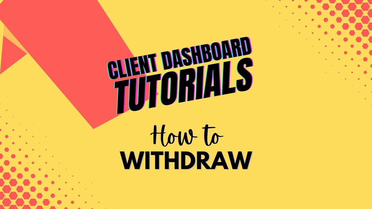 How to Withdraw Funds (Short Video Tutorial) - YouTube
