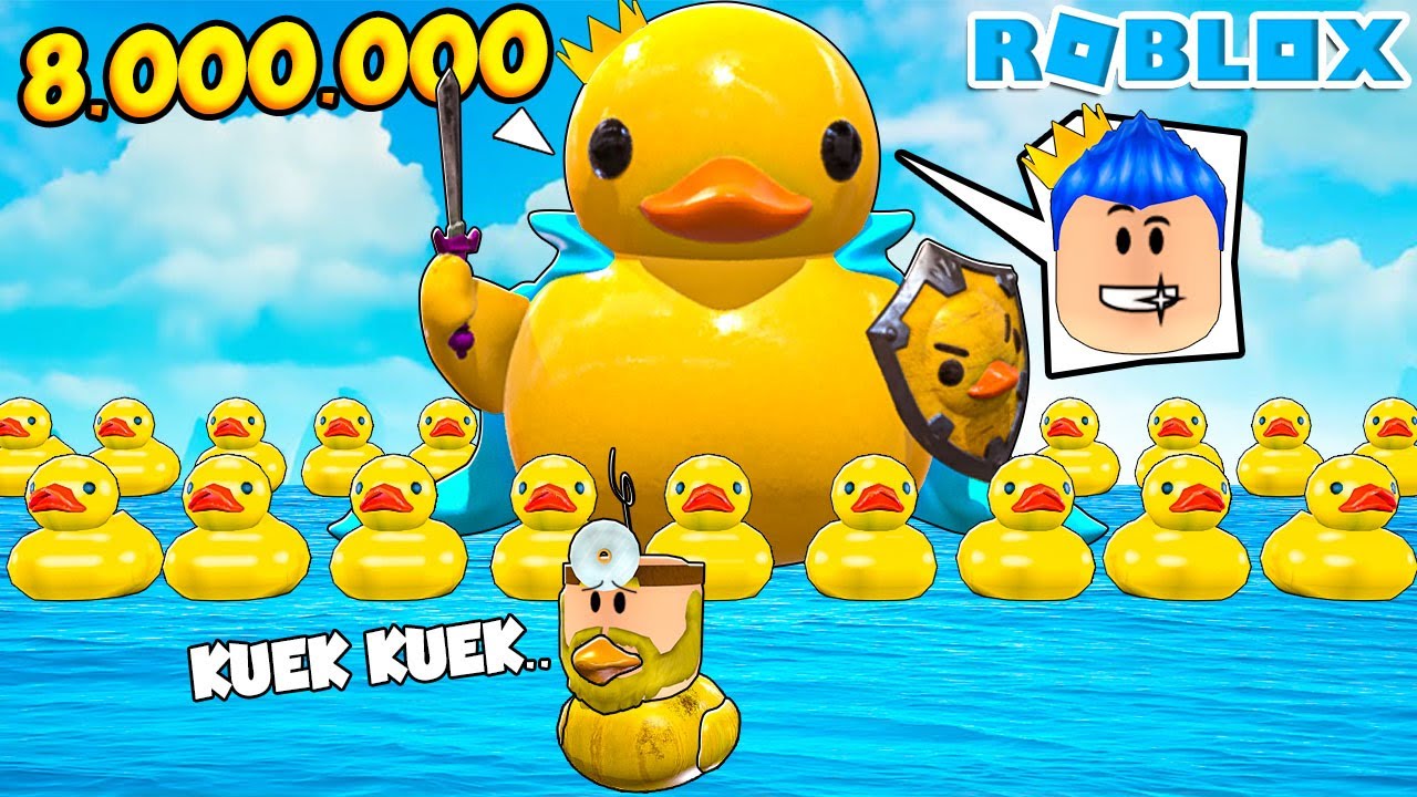 PANDU GAMING JADI RAJA BEBEK KARET DI ROBLOX!! - YouTube