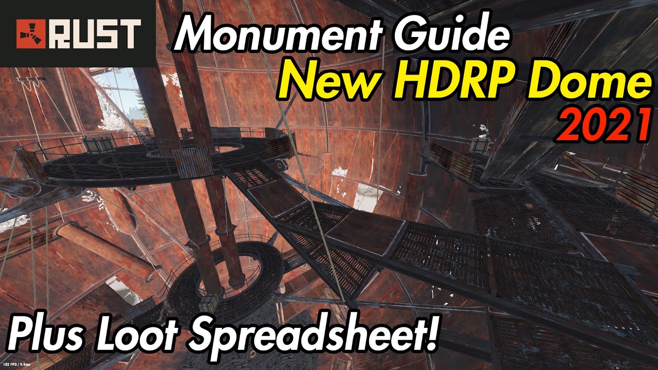 New Rust HDRP Dome Monument Guide 2021 - YouTube
