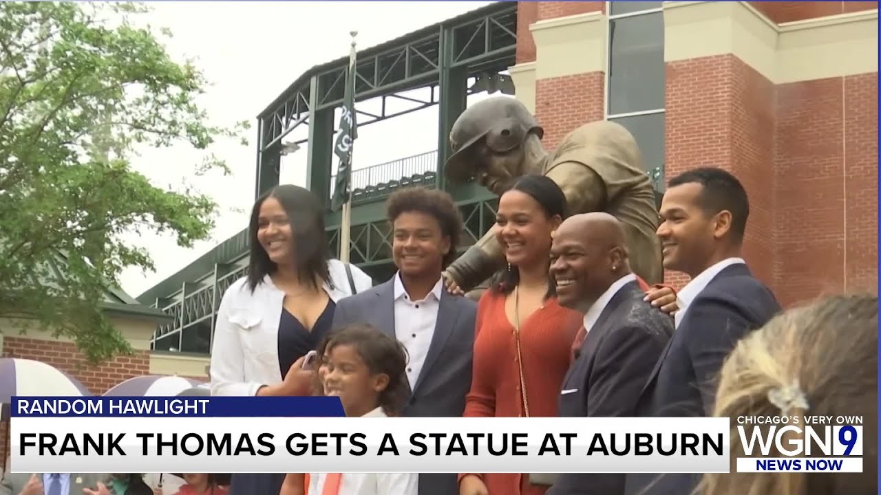 Random Hawlight: Frank Thomas' big moment at Auburn - YouTube