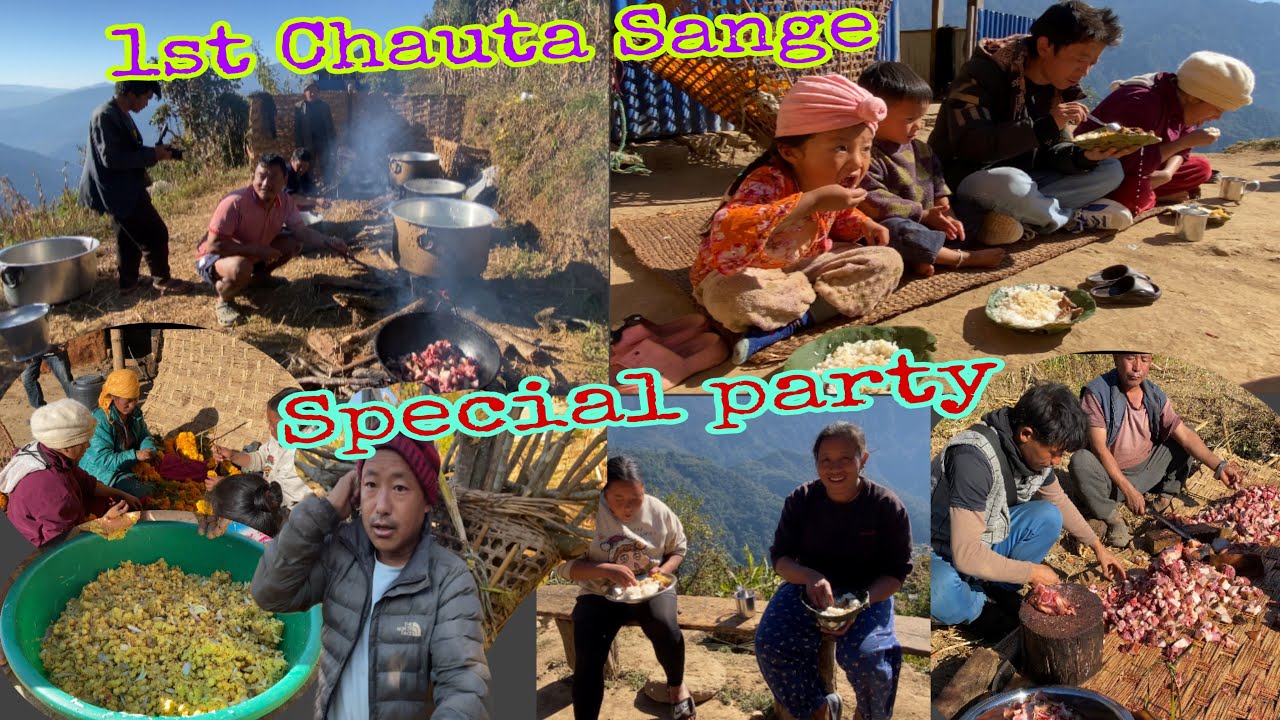 Party day of Chautara Sange.The Kiratee culture. @MilanSampangvlog ...