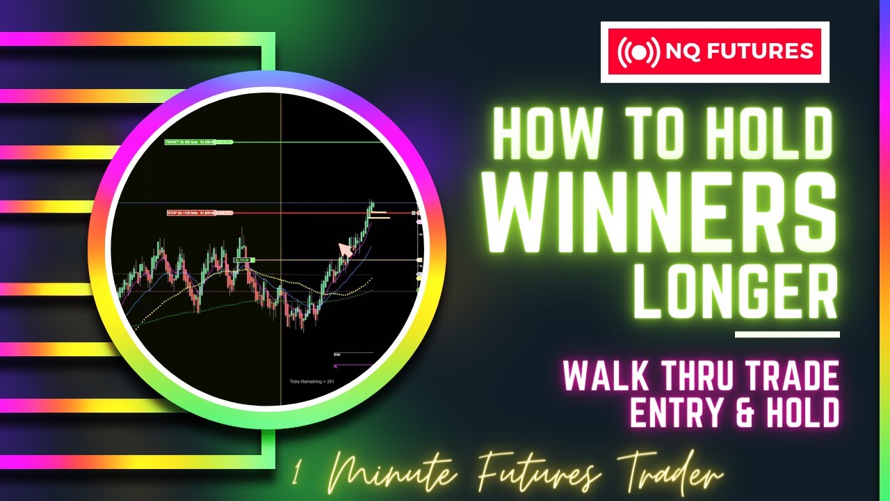 How to Hold Your Winning Trades Longer ? Explained Walked Through with a NQ Day Trade Entry ...