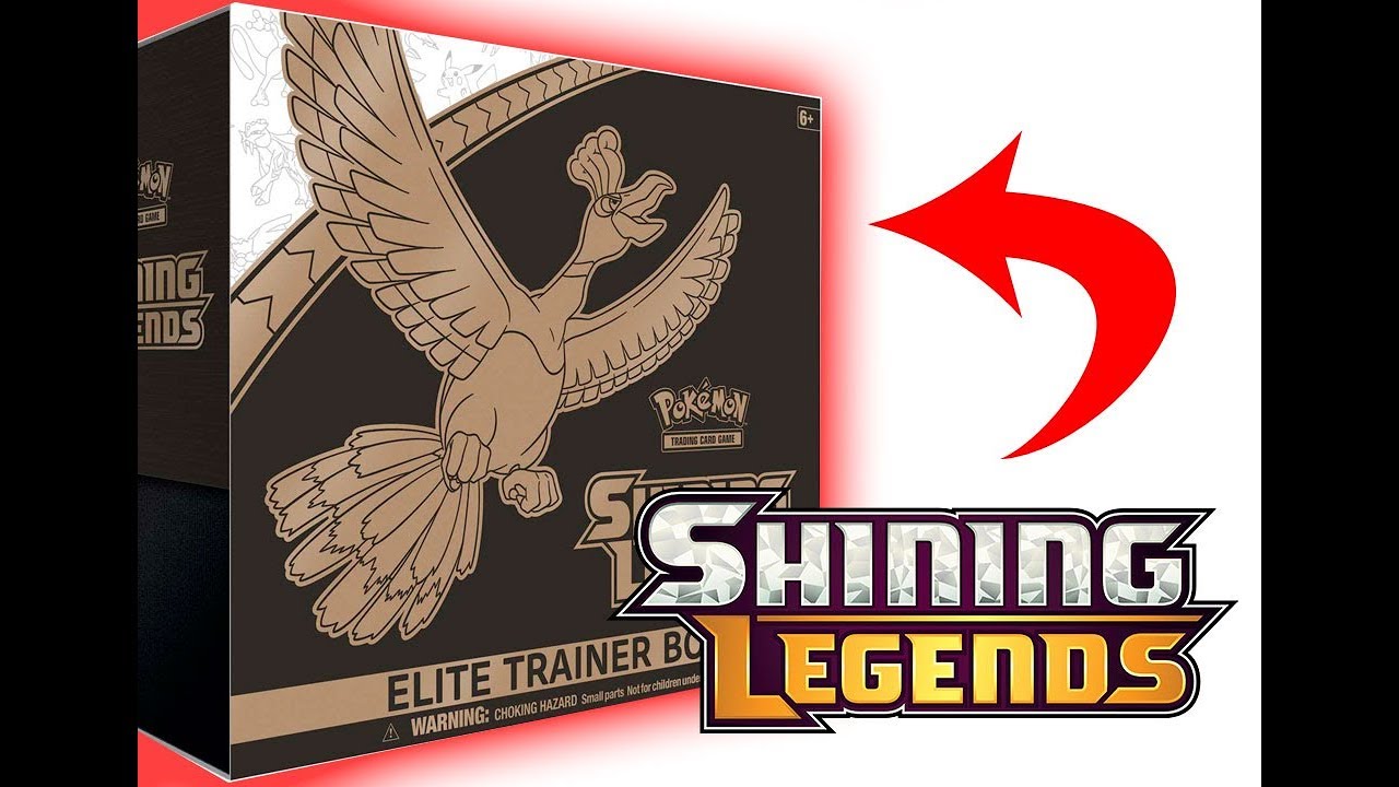 SHINING LEGENDS Elite Trainer Box Opening Pokemon Cards - YouTube